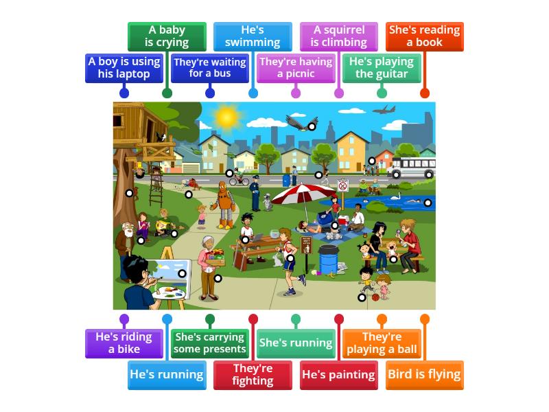 Present Con. - Labelled diagram