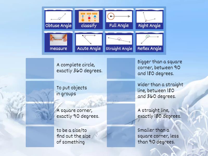 Types of angles - Match up