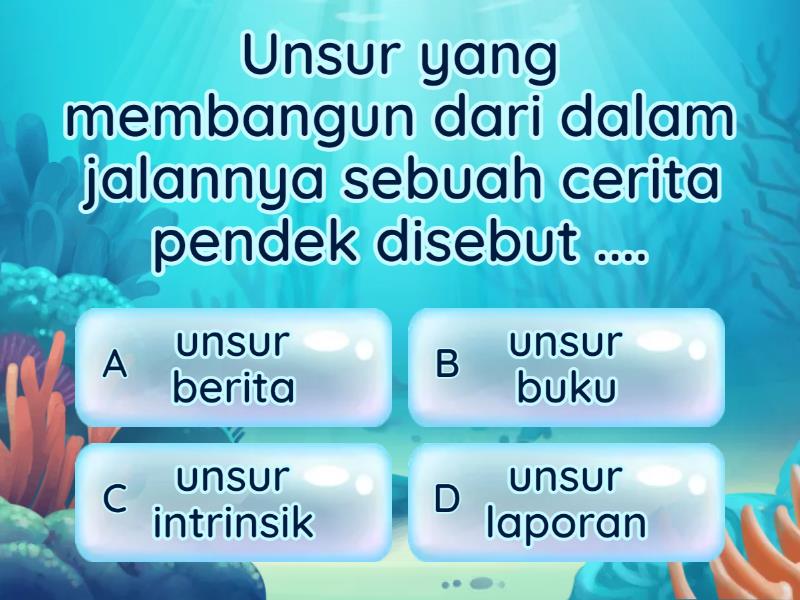 Yuk, belajar unsur intrinsik cerita pendek! - Quiz