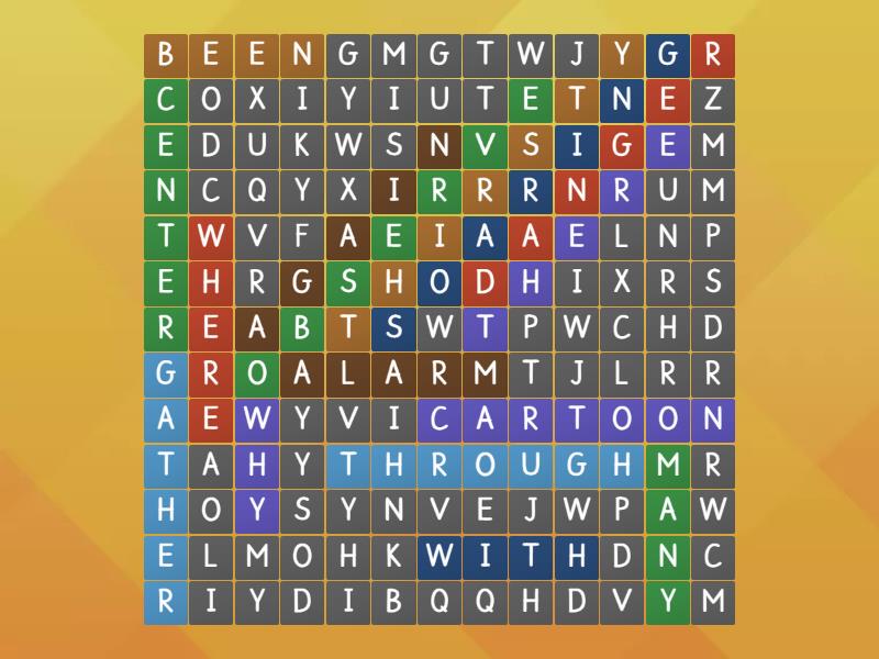 Unit 5 Review Word Search - Wordsearch
