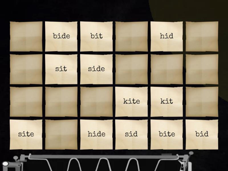 Memory IDE v ID; ITE v IT - Matching pairs