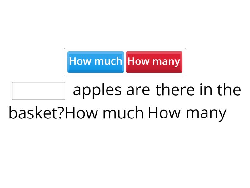 How many - Complete the sentence
