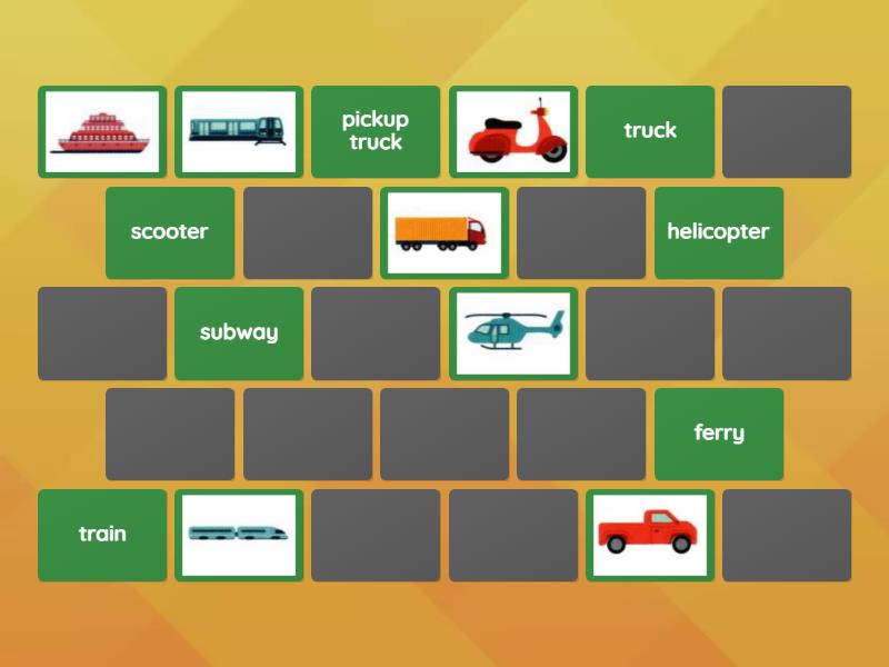 Transportation - Matching pairs