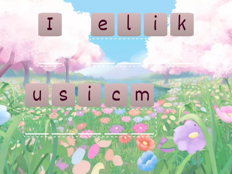 Present Simple - Anagram