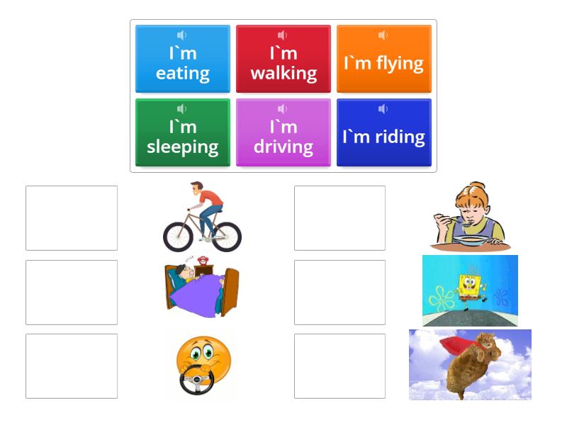 Kid`s box 1. Unit 10. Grammar - Match up