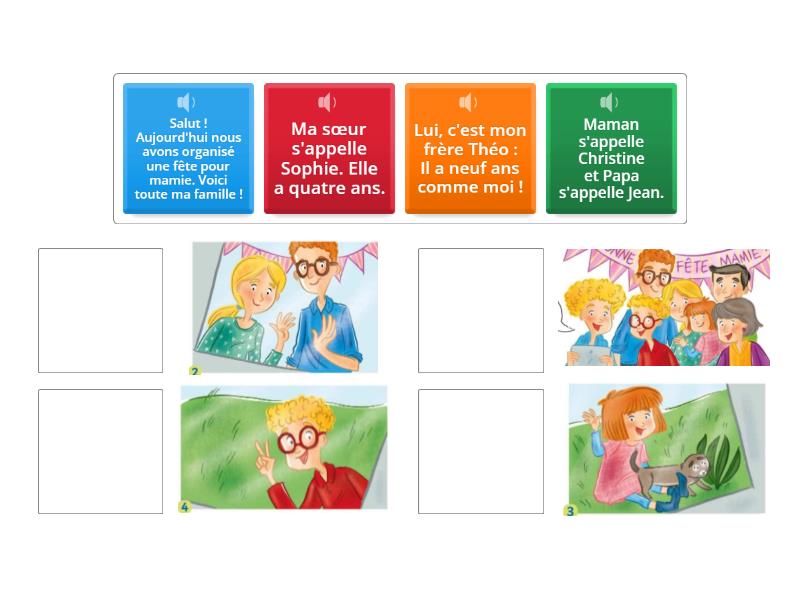 Ma famille - Dialogue Partie 1 - Match up