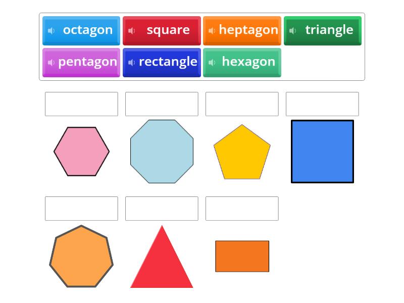 2D Shapes ( Grade 2 ) - Match up