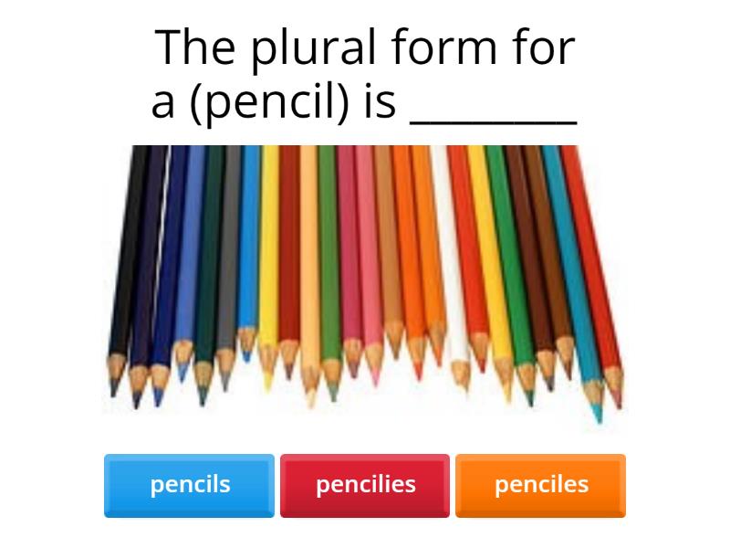 Singular and Plural Nouns Game - Quiz