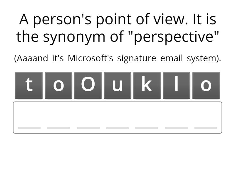 Vocabulary Development (Set 1) - Anagram