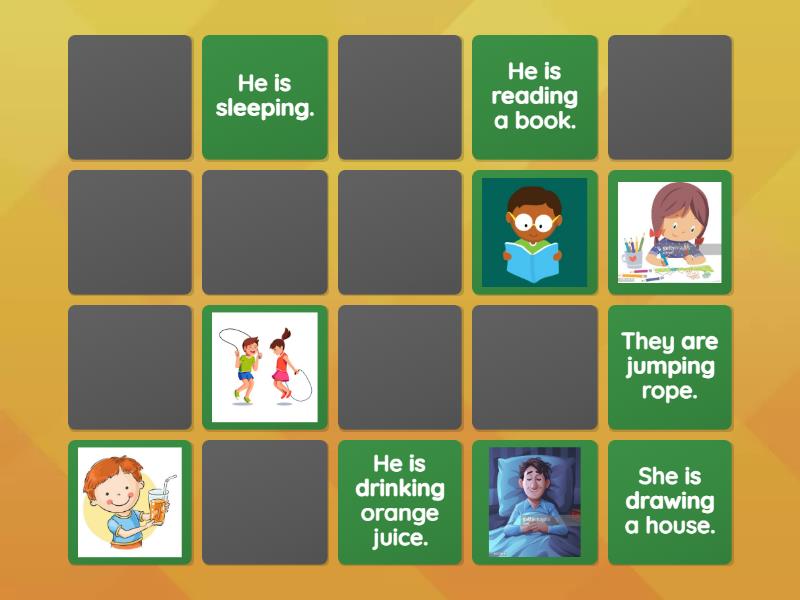 Present Continuous - Parejas