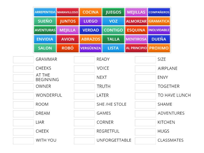 POBRE ANA BAILO TANGO: 8-9-10 - Match up