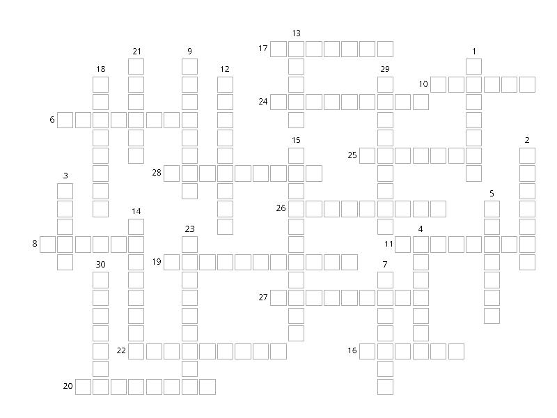 TTS PJOK - Crossword