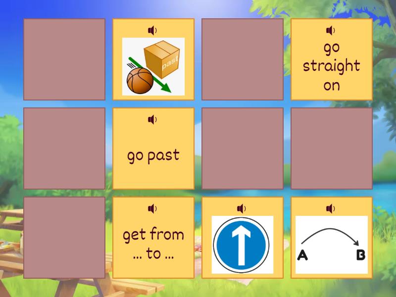 Giving Directions - Matching pairs