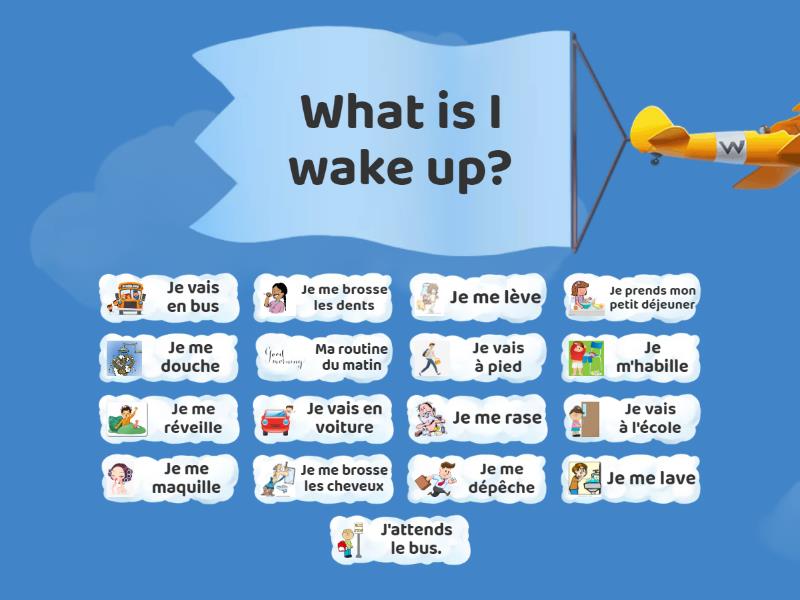 Ma routine du matin 1A - Find the match