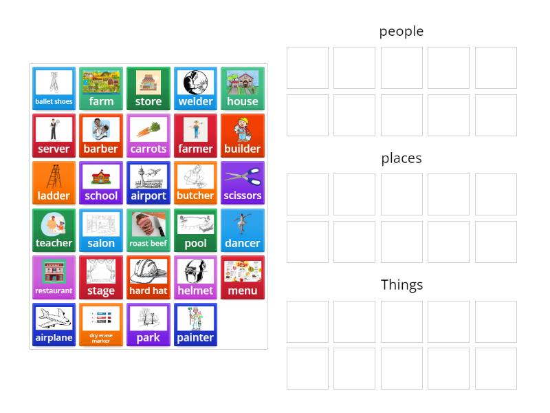 Noun Sort - Group sort