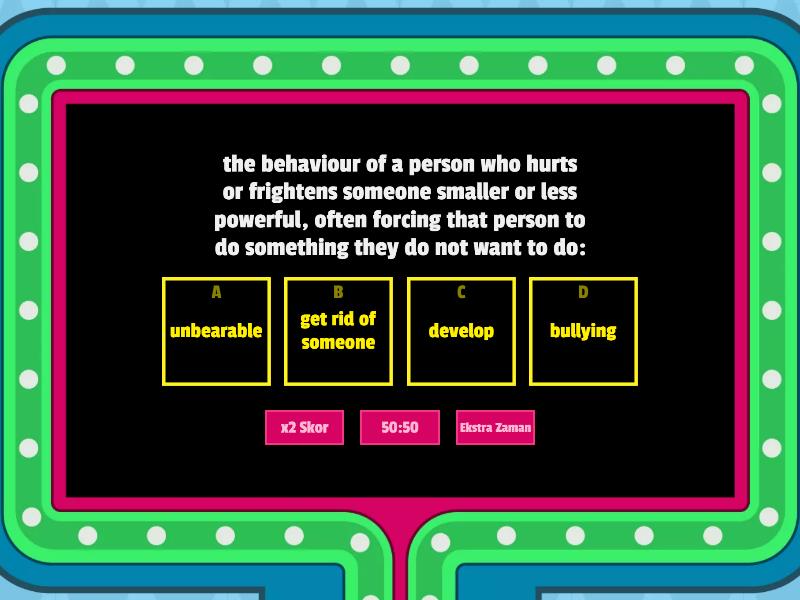 pairing - Gameshow quiz