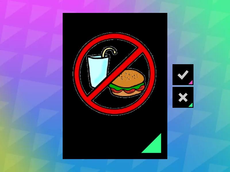 Classroom Rules - Flash cards