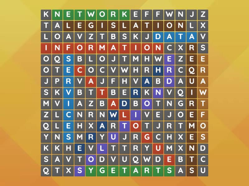 IT Service Key Words - Wordsearch