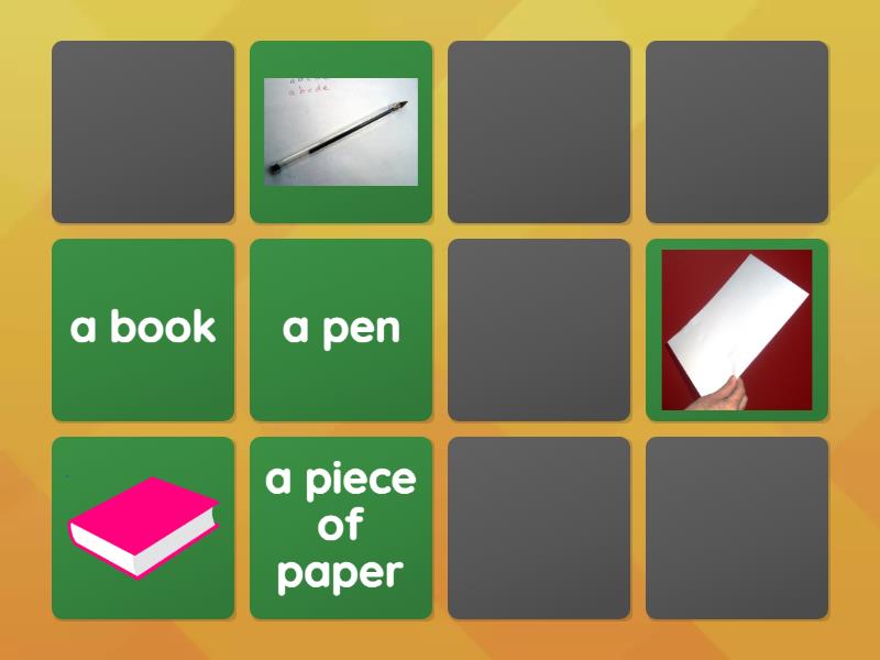 Where is the object? - Matching pairs