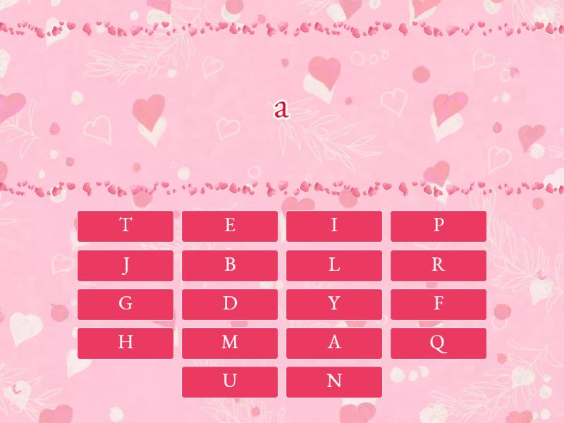 Uppercase Lowercase Alphabet Match Find The Match