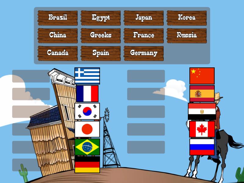 Flag Matching - Match up