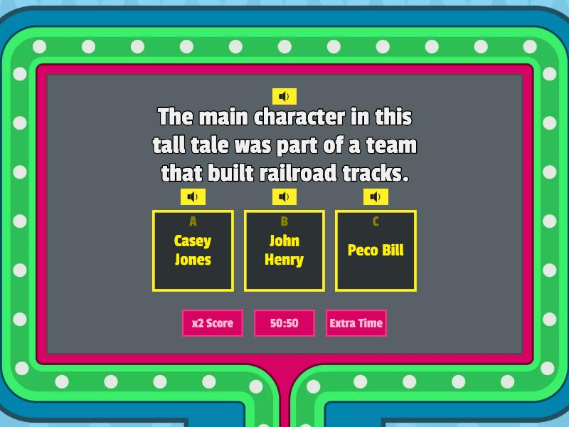 Casey Jones and Tall Tales Review - Gameshow quiz