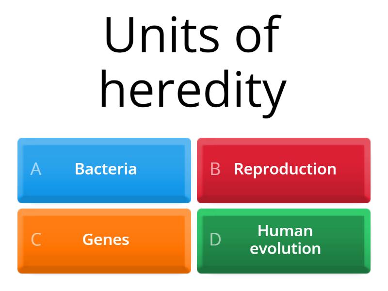 Heredity - Quiz