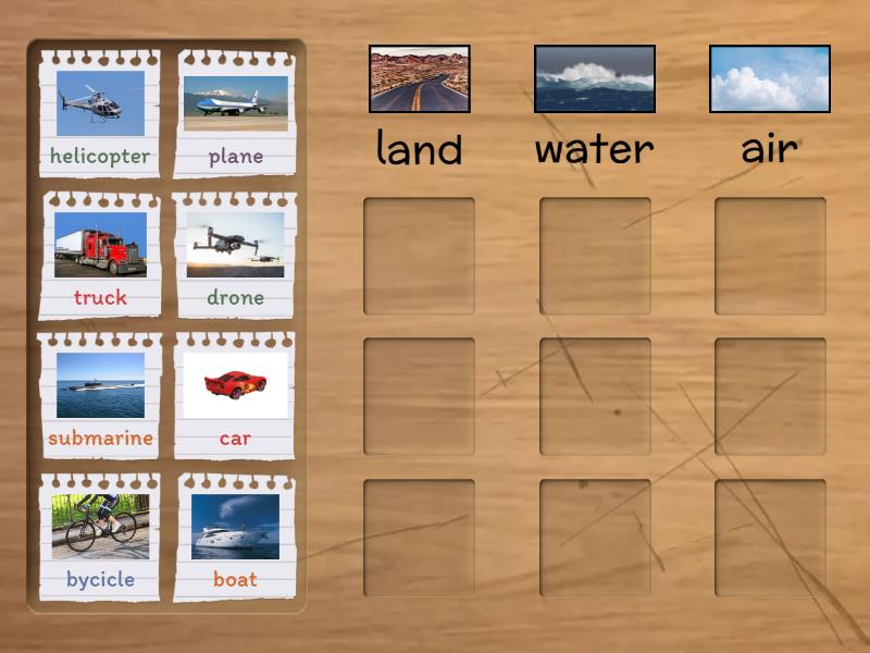 transportation - Group sort