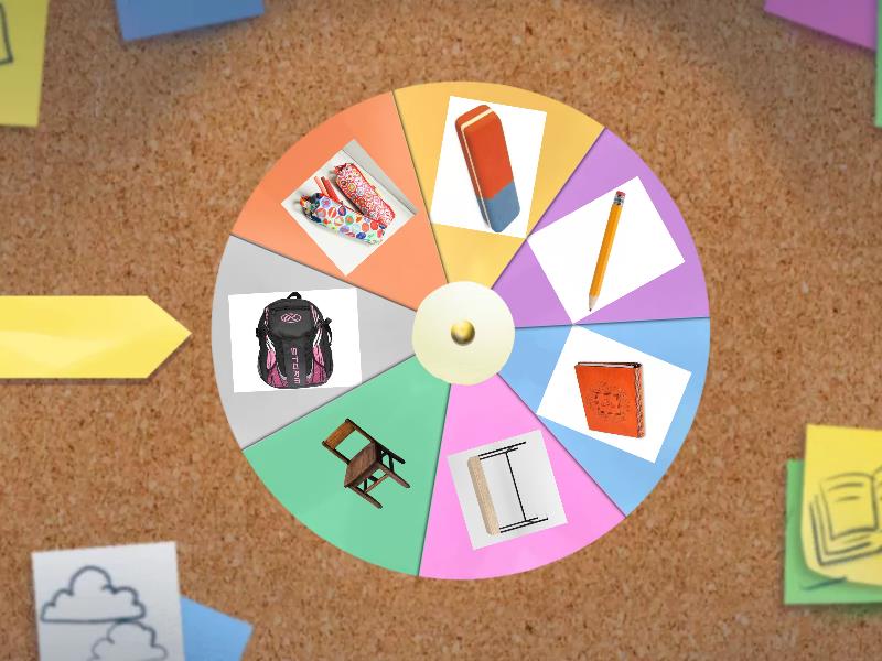 SCHOOL SUPPLIES (KINDER) - Random wheel