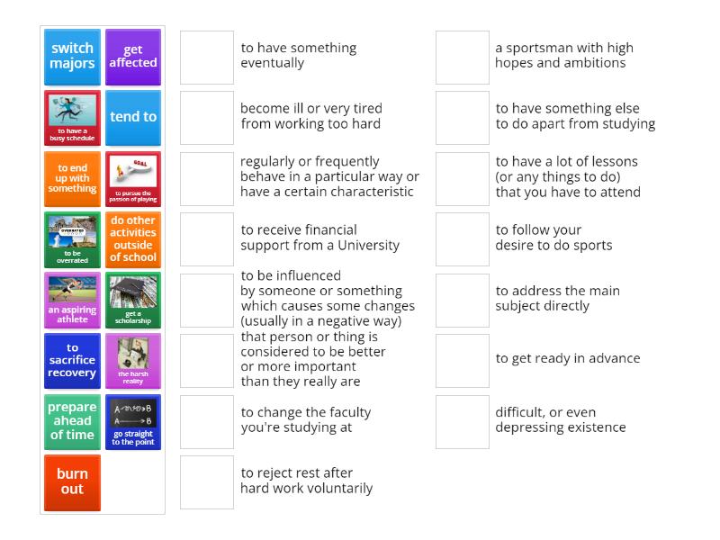 college athlete - Match up