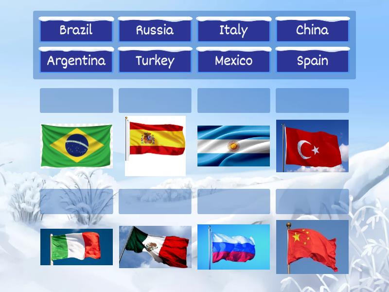 Prepare 1 Flags - Match up