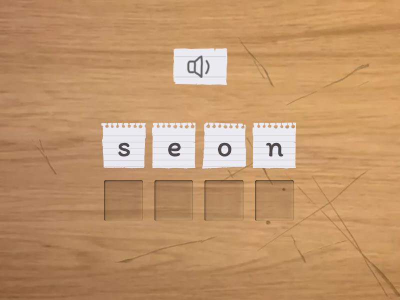 Spotlight 2 parts of the body - Anagram