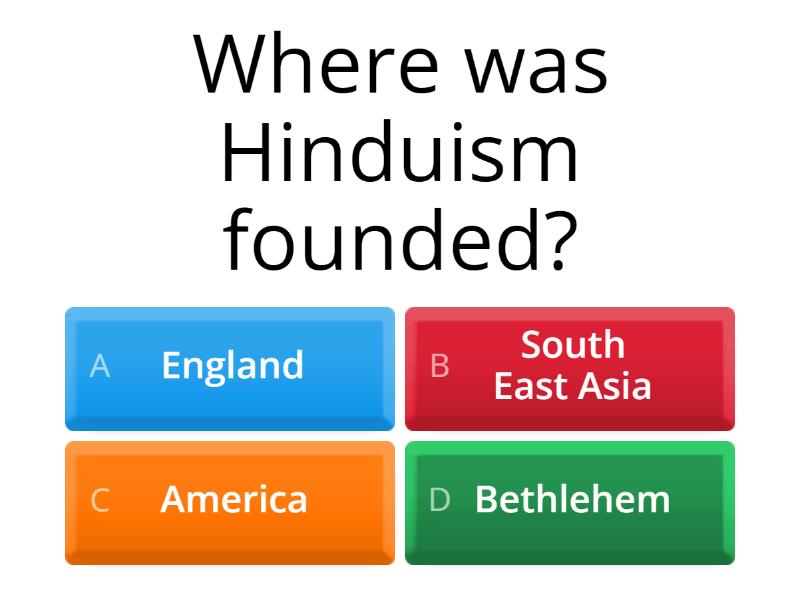 Hinduism - Quiz