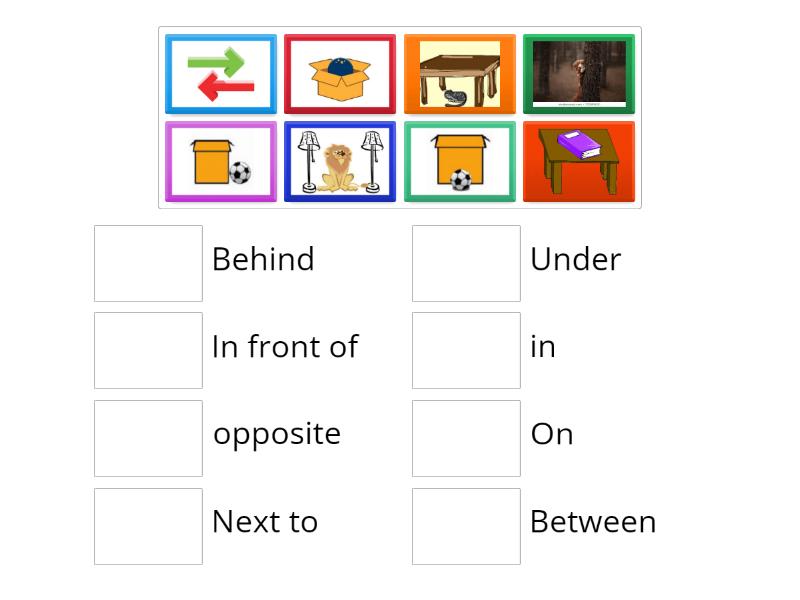 GG2 U5.1 Prepositions - Match up