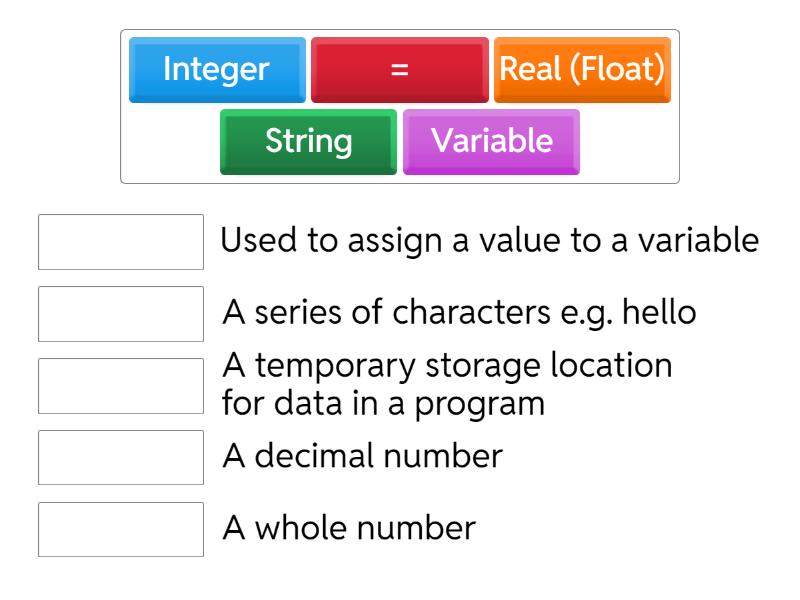 Python Lesson 2 Starter - Match up
