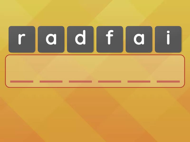 Spelling Words - Anagrama