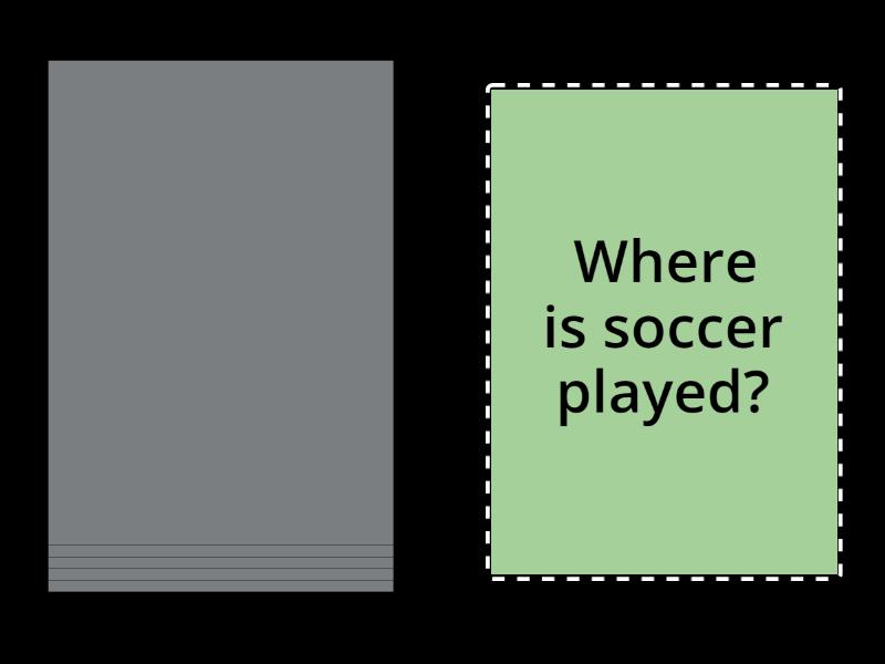 Soccer - Speaking cards