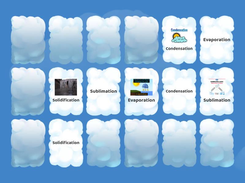 Water - Memory Game - Matching pairs