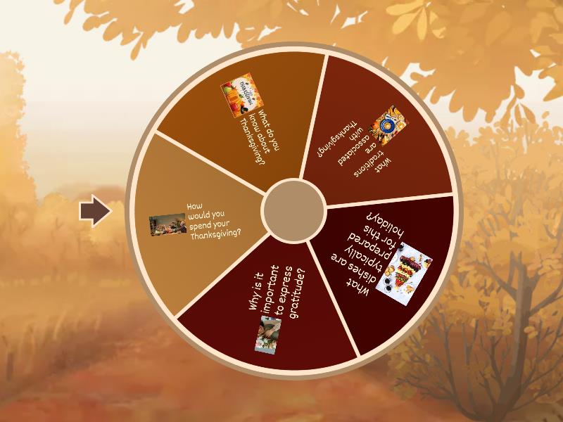 Thanksgiving - Spin the wheel