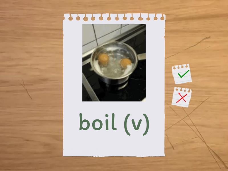 UNIT 7 | COOKING METHOD - Flash cards