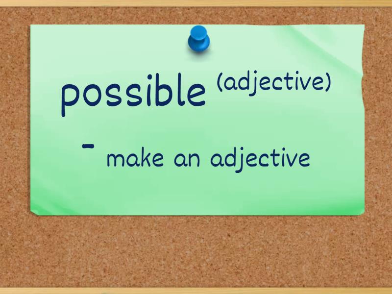 Word Formation_Part 1 - Flash cards