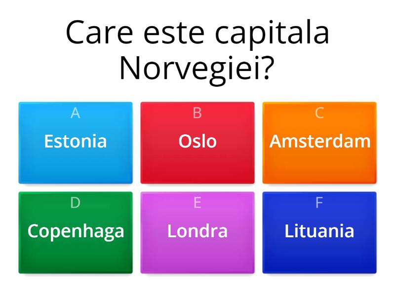 Joc geografie - Quiz