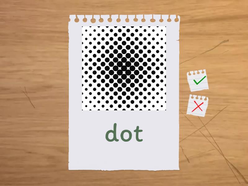 THE DOT - Flash cards