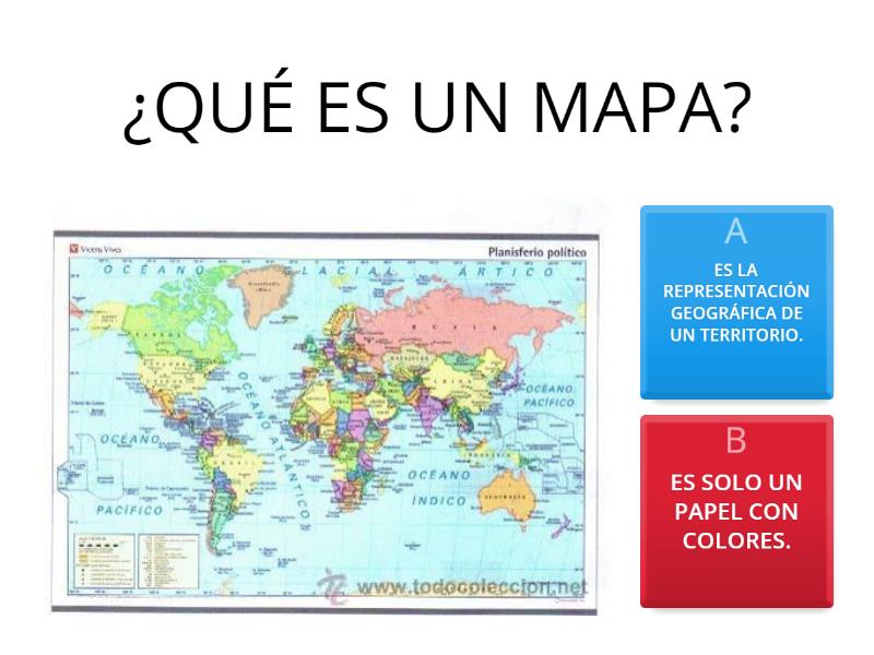 VOCABULARIO MAPAS - Quiz