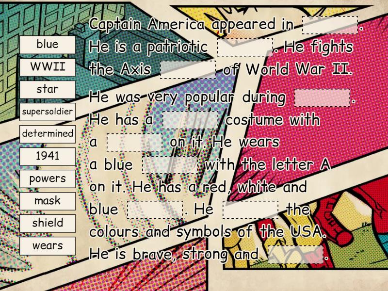 Captain America - Complete the sentence