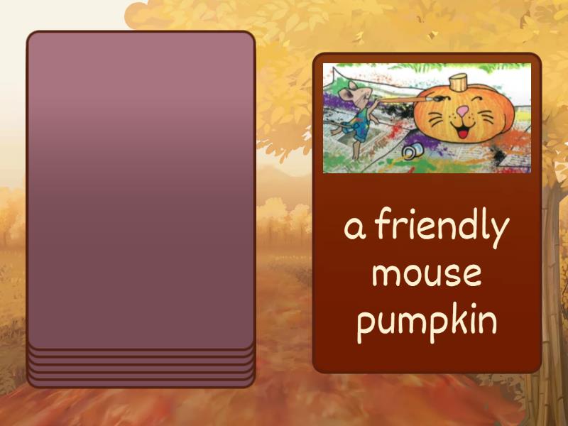 It's Pumpkin Day Mouse! - Speaking cards