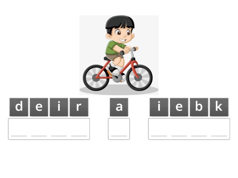 STARTERS - UNIT 8 - ACTIVITIES - Anagram