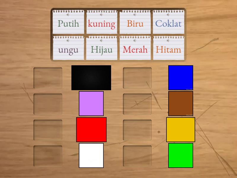 Mengenal Warna - Match up