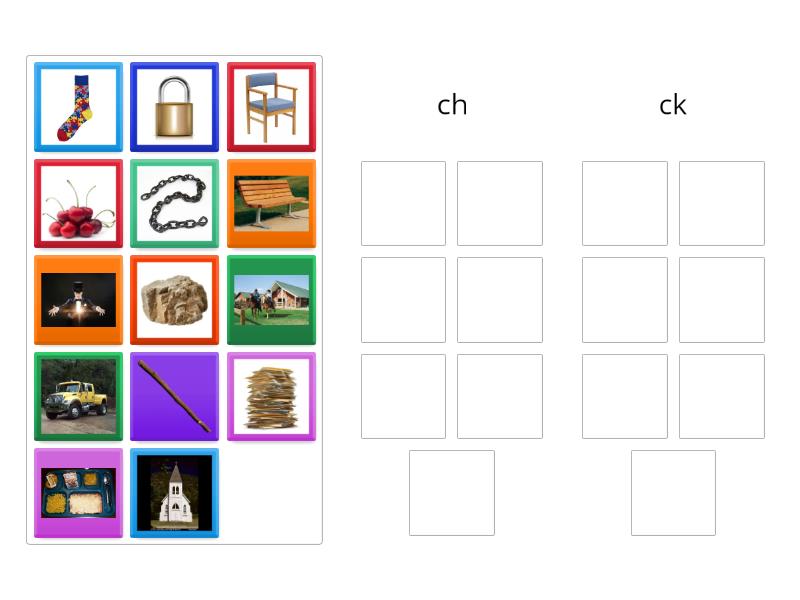 ch vs ck picture sort - Group sort