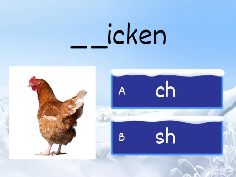 Words_ABC(-ch-, -sh-) - Quiz